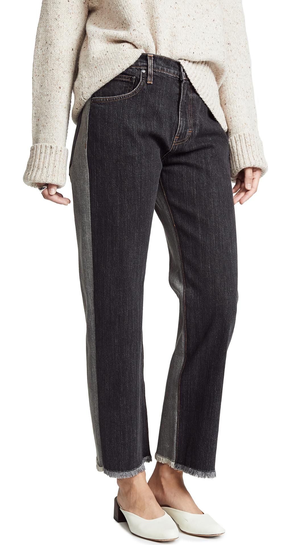 Shop the New Two-Tone Denim Trend | Who What Wear