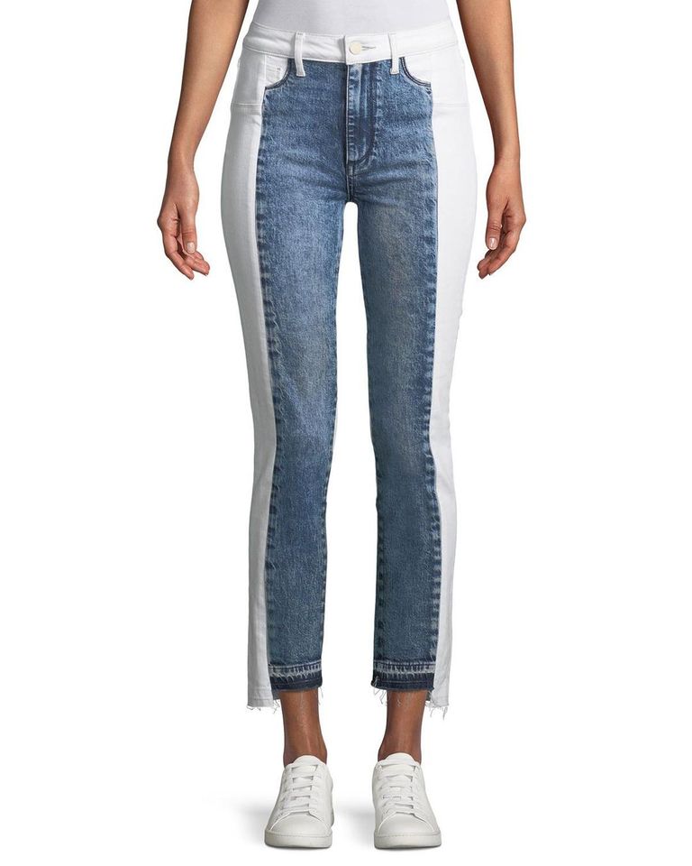 Shop the New Two-Tone Denim Trend | Who What Wear