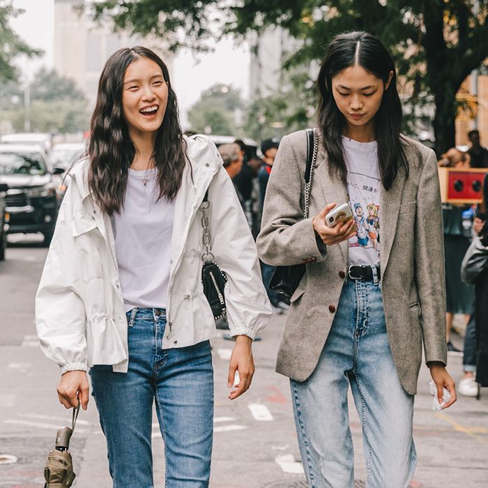 Shop the New Two-Tone Denim Trend | Who What Wear