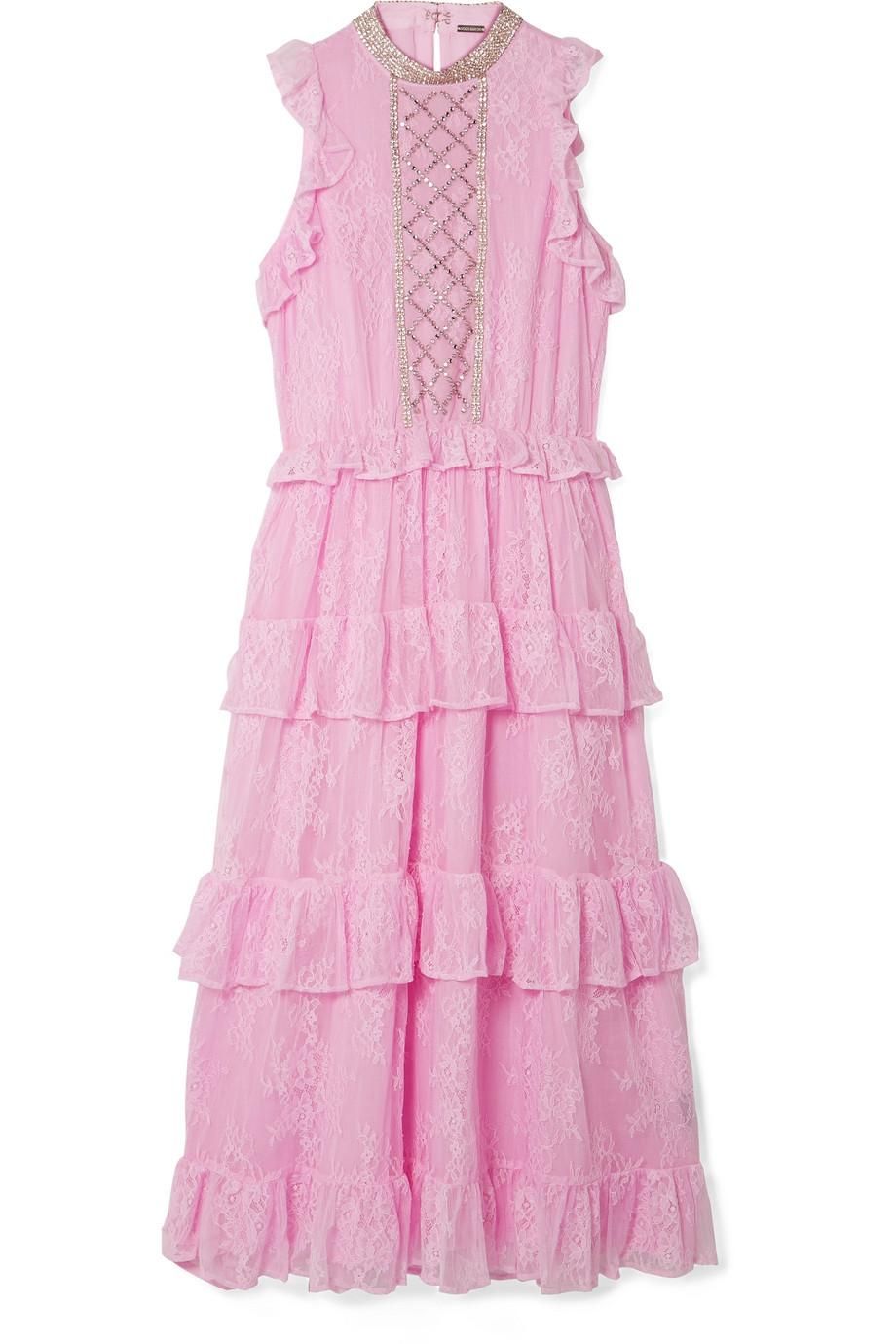 Mandy Moore Just Got Married in a Pink Wedding Dress | Who What Wear