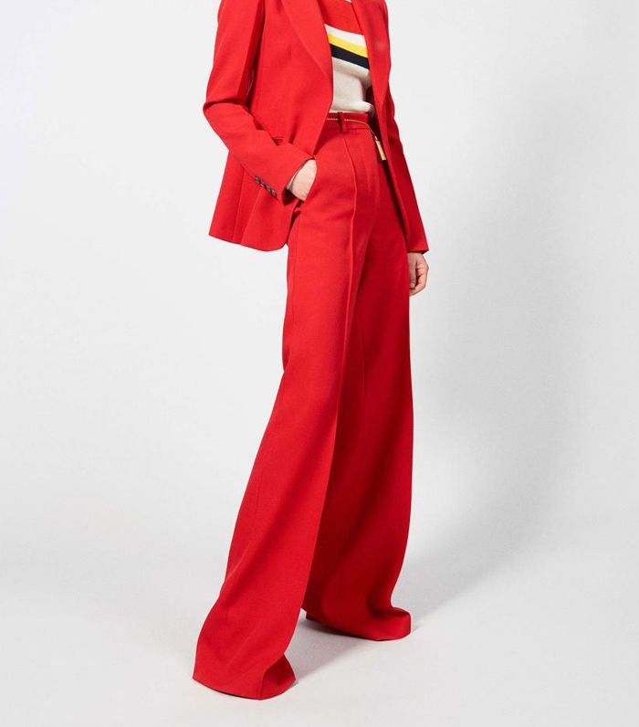 Victoria Beckham Made Red Trousers Look Cool | Who What Wear
