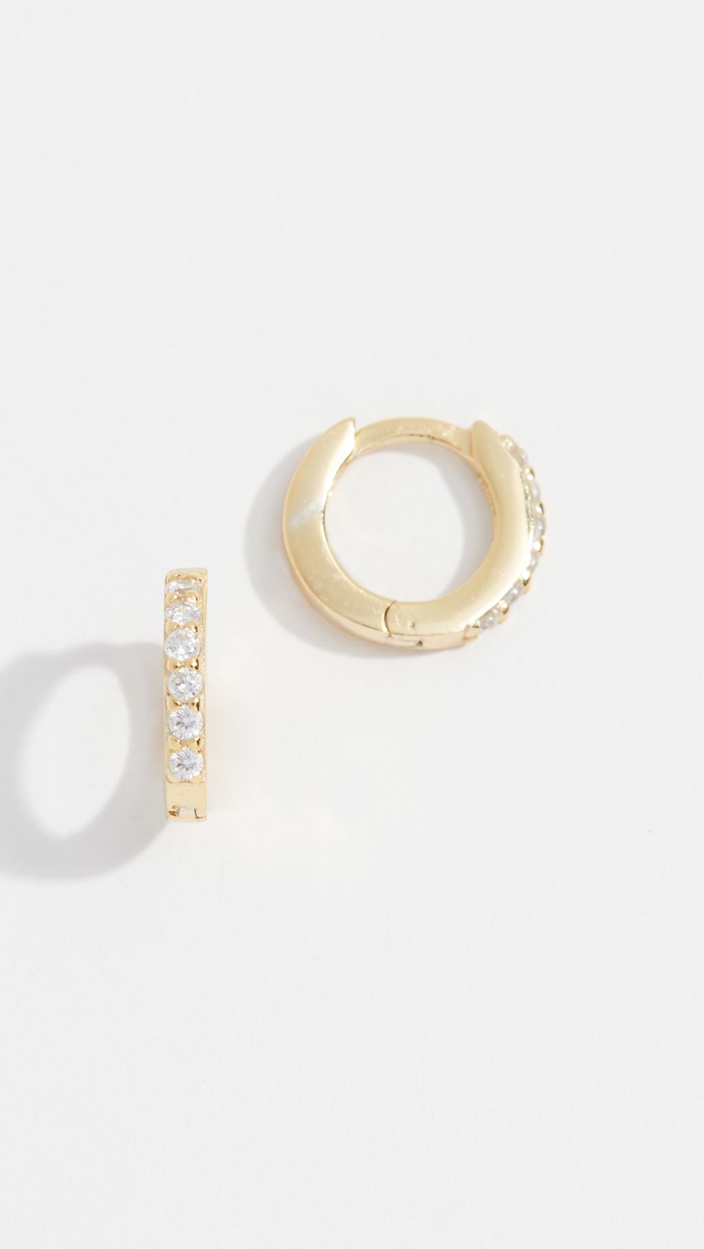 24 Small Hoop Earrings You'll Never Have to Take Off | Who What Wear