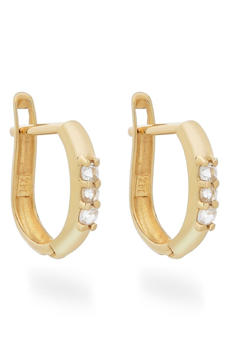 24 Small Hoop Earrings You'll Never Have to Take Off | Who What Wear