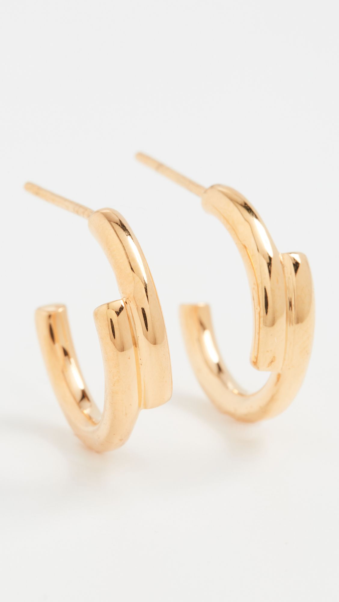 24 Small Hoop Earrings You'll Never Have to Take Off | Who What Wear