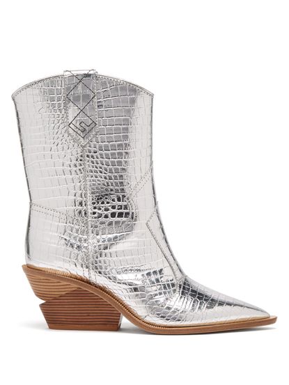 The 17 Best Silver Booties to Wear With Everything | Who What Wear