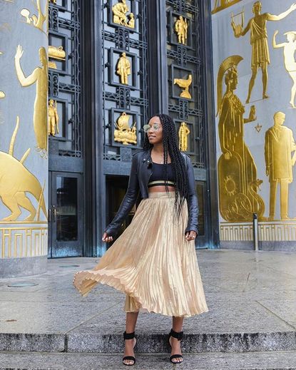 10 Gold Outfits That Aren't Over-the-Top | Who What Wear