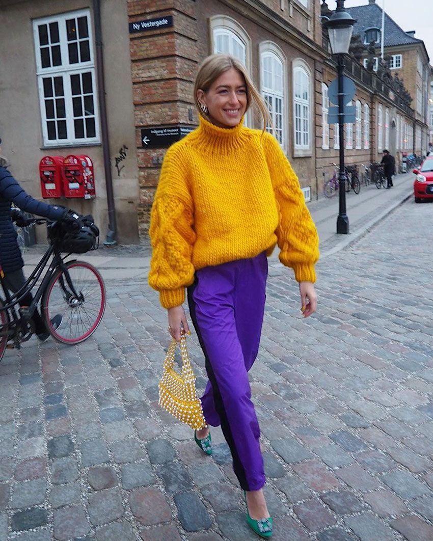How to Wear Purple Pants—Stylish Outfit Ideas | Who What Wear