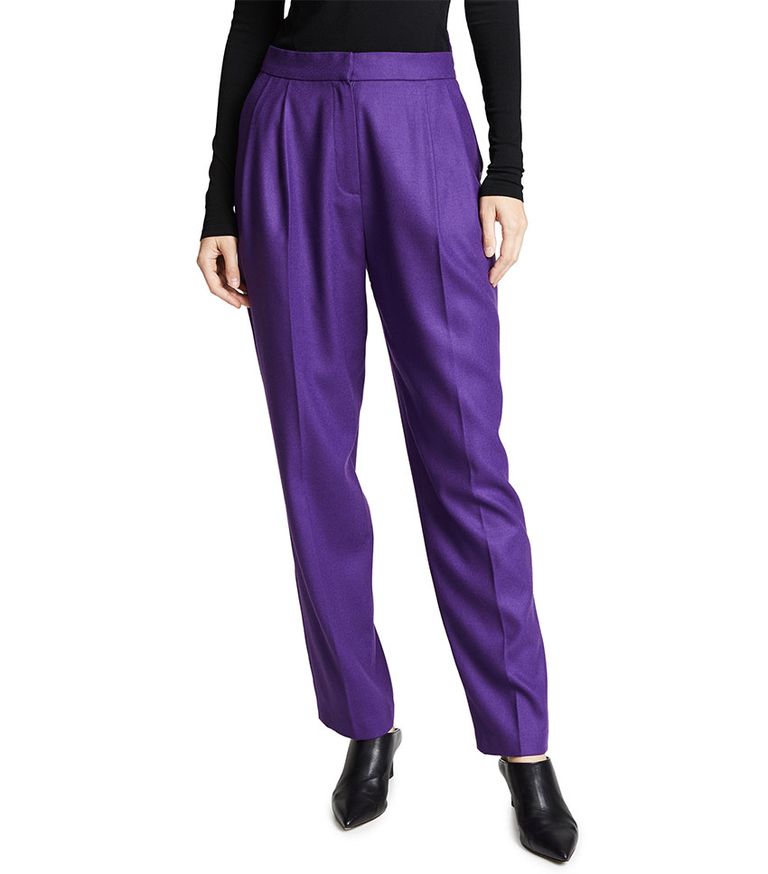 How to Wear Purple Pants—Stylish Outfit Ideas | Who What Wear
