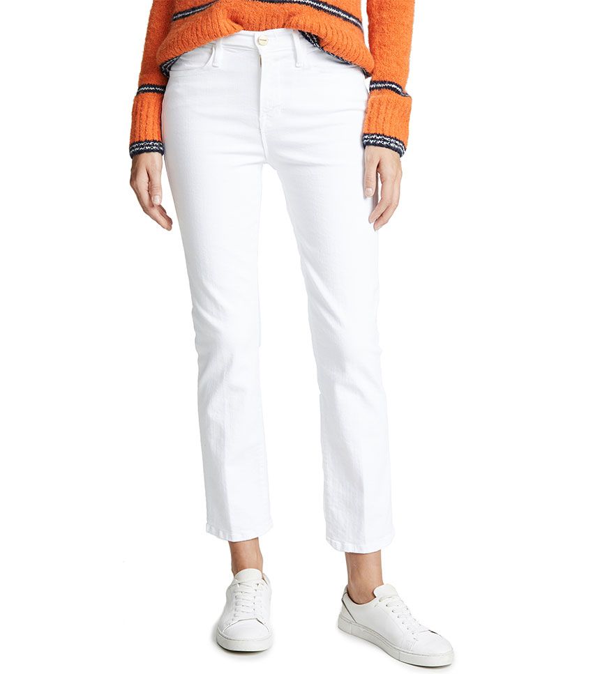 7 Stylish Ways to Wear White Jeans in Winter | Who What Wear
