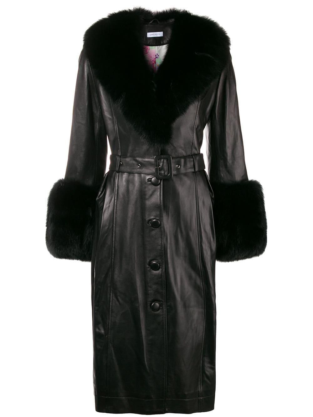 The Fur-Trimmed Saks Potts Coat You've Seen All Over IG | Who What Wear