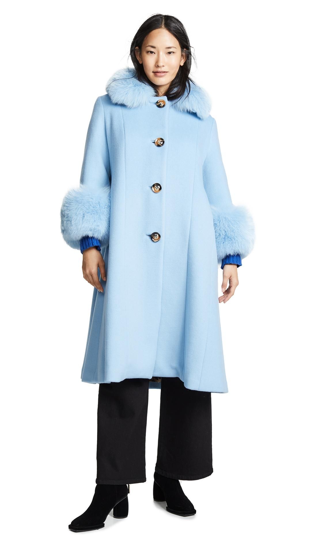 The Fur-Trimmed Saks Potts Coat You've Seen All Over IG | Who What Wear