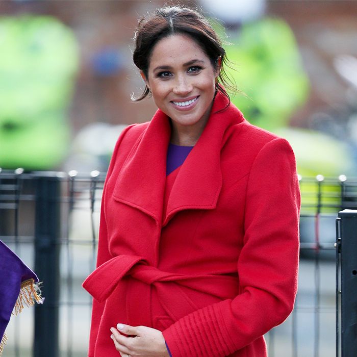 Meghan Markle Color-Clashing Outfit | Who What Wear