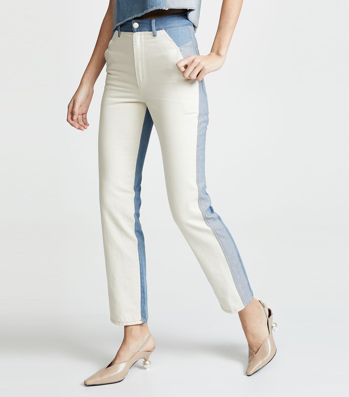 Shop the Color-Block Denim Trend of 2019 | Who What Wear