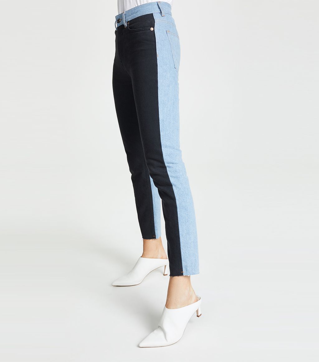 Shop the Color-Block Denim Trend of 2019 | Who What Wear
