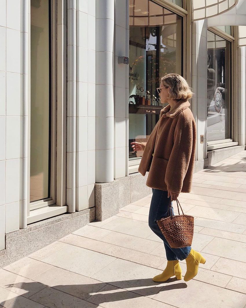 7 Outfits Featuring Colorful Ankle Boots | Who What Wear