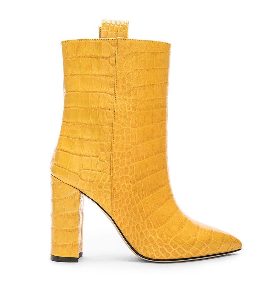 7 Outfits Featuring Colorful Ankle Boots | Who What Wear