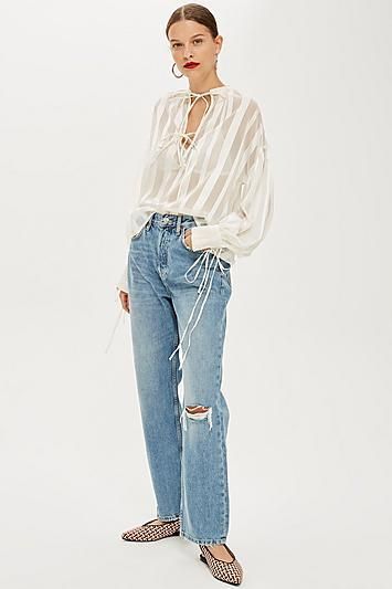 5 Ways Celebrities Wear Loose-Fit Jeans | Who What Wear