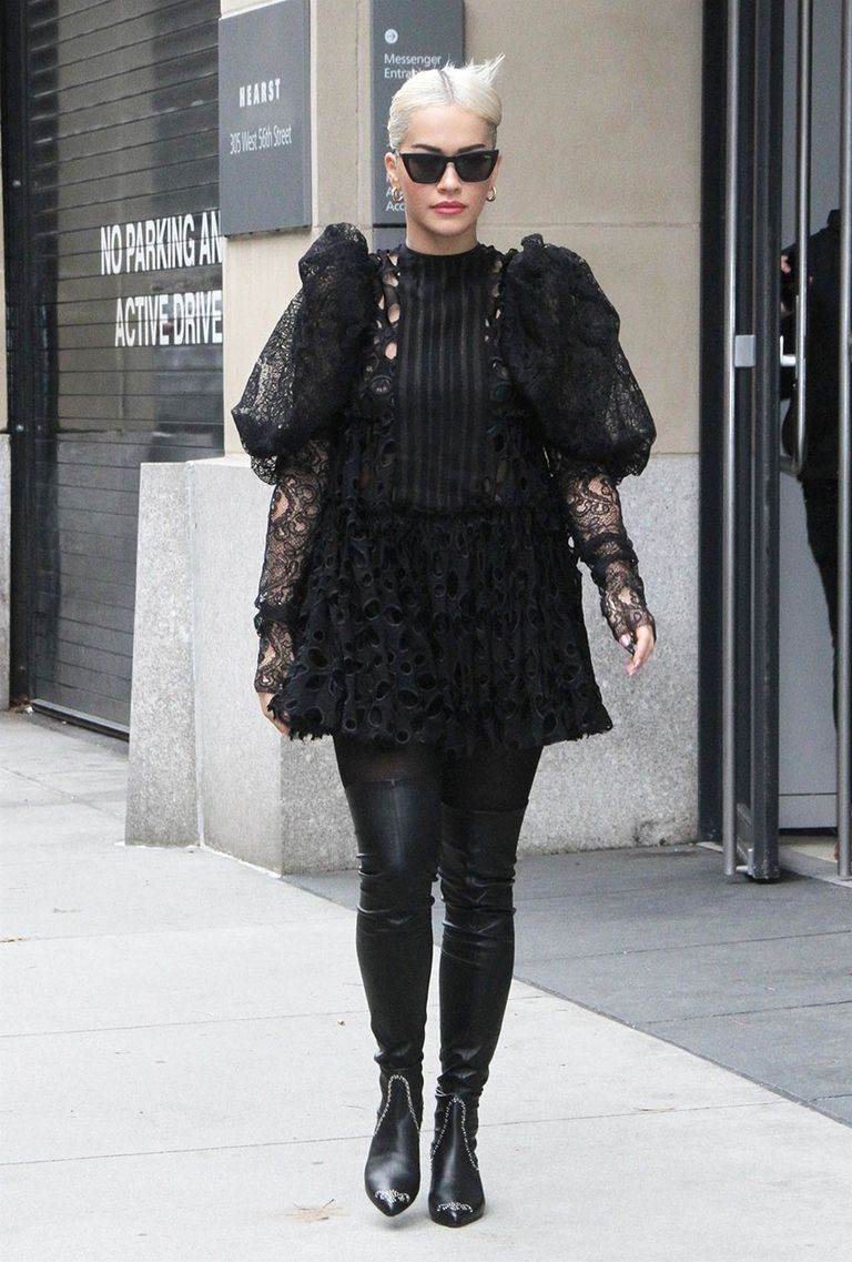 7 Fashionable Celebrities Wearing Little Black Dresses | Who What Wear