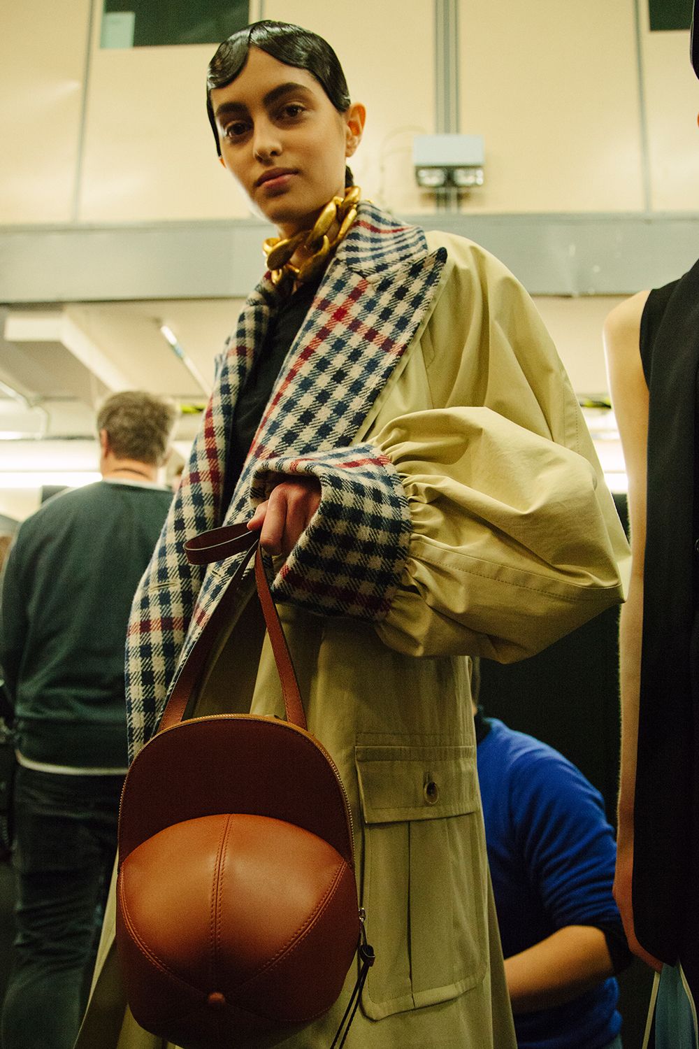 JW Anderson's Checked-Collar Trench Coat Is Trending | Who What Wear
