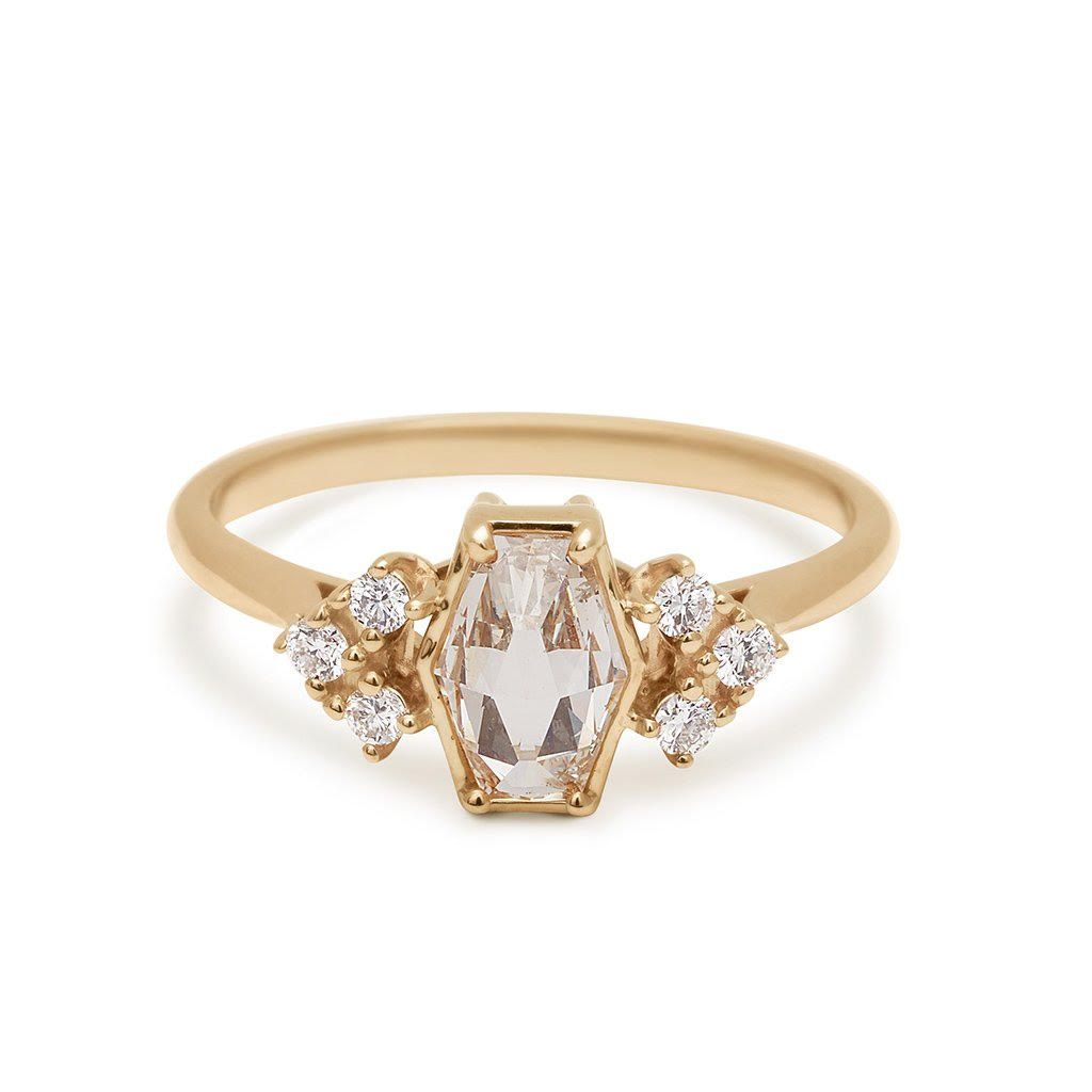 These 16 Hexagon Engagement Rings Will Be Taking Over | Who What Wear
