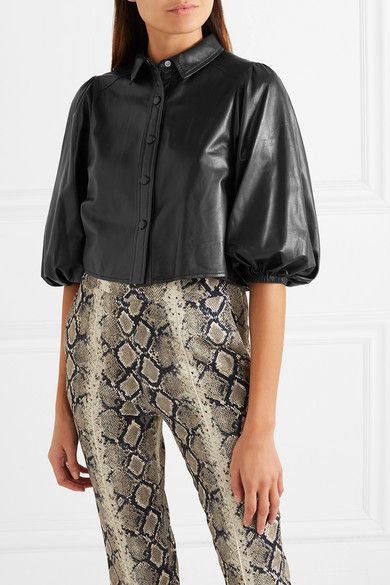 The 30 Best Leather Outfits to Wear This Spring | Who What Wear