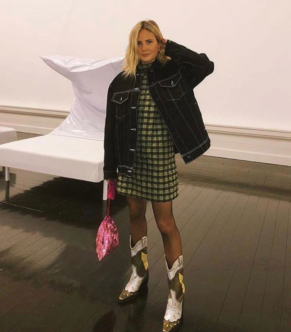 This Ganni Check Dress Is a 2019 Success Story | Who What Wear