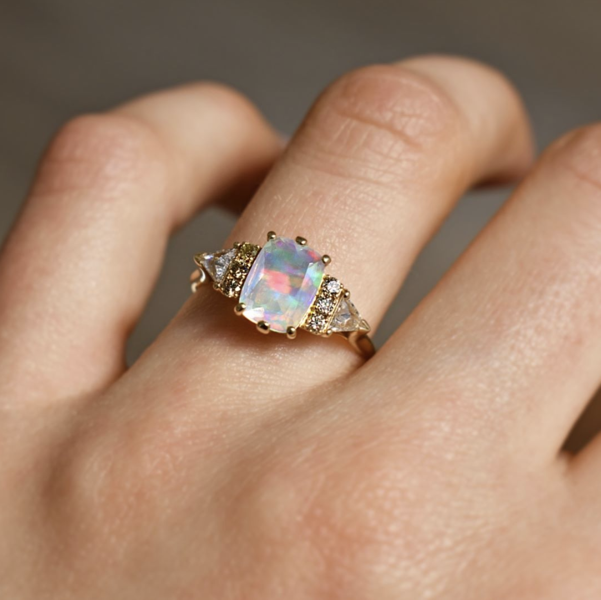 17 Opal Engagement Rings That Are So Unique | Who What Wear