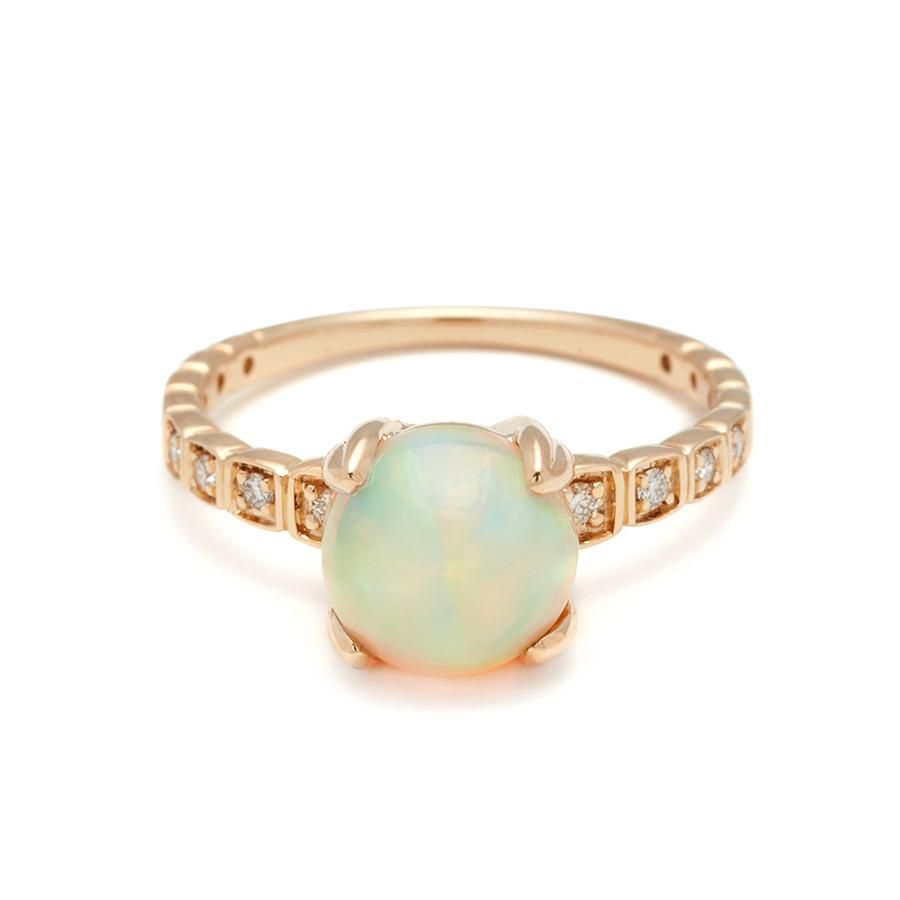 17 Opal Engagement Rings That Are So Unique | Who What Wear