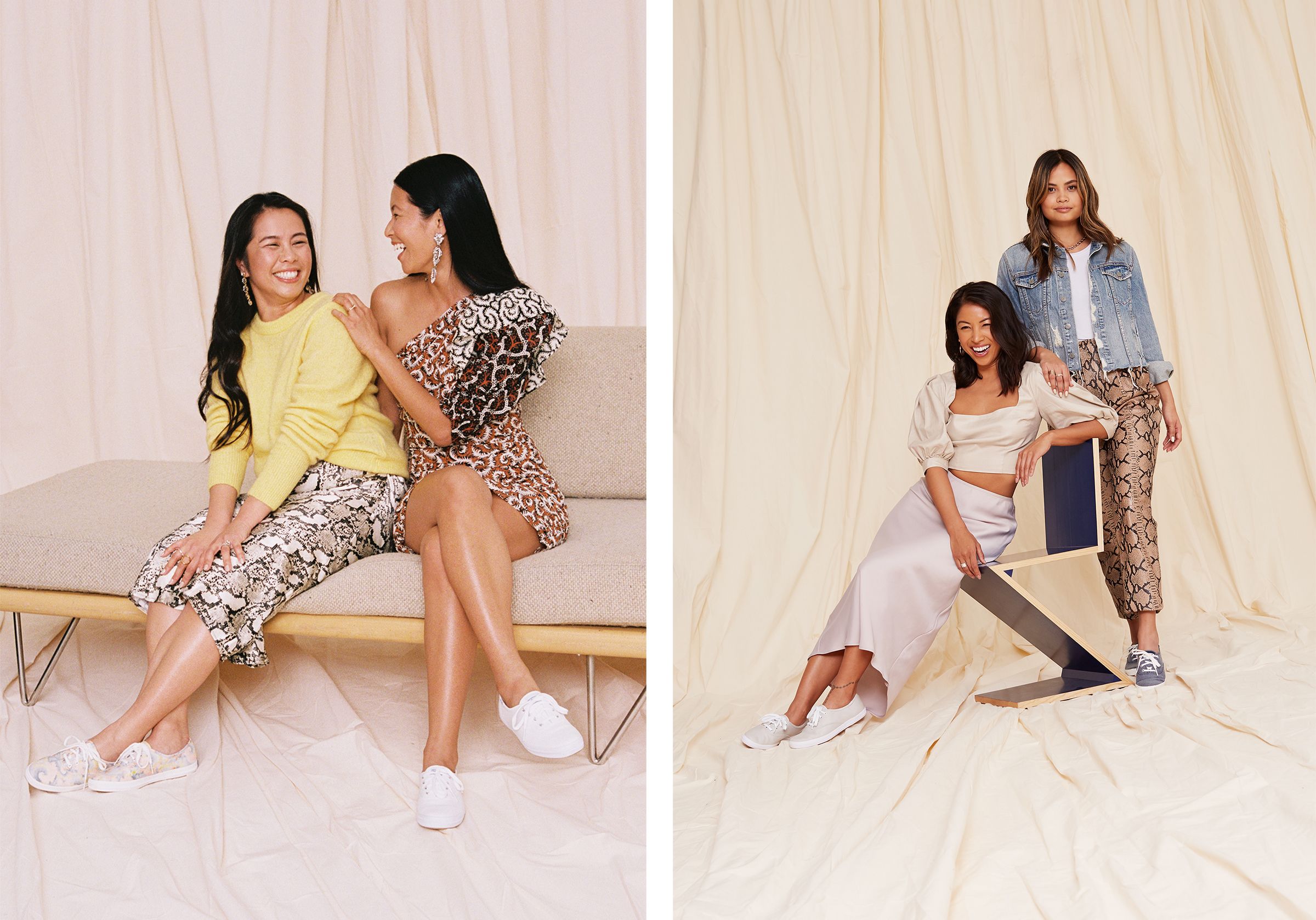 5 Excellent Spring Sneaker Outfits by the Revolve Girls | Who What Wear