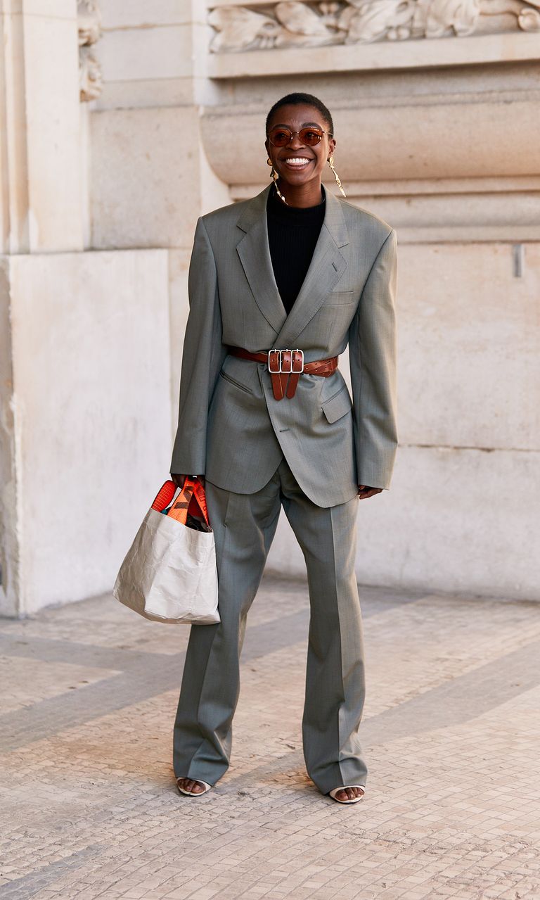 The Long Pants Trend That Just Canceled Your Cropped Pairs | Who What Wear