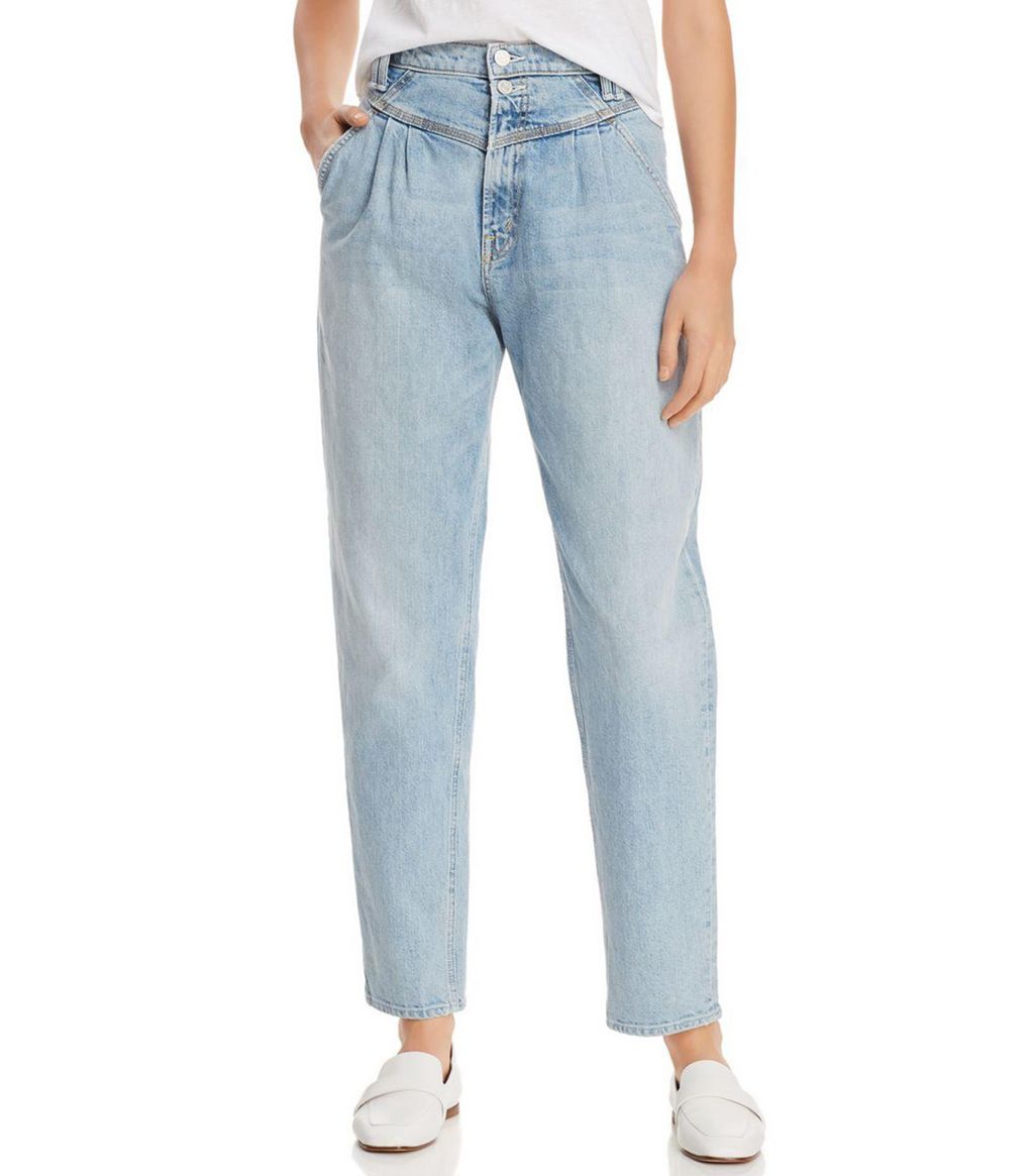 Chrissy Teigen Wore the Pleated-Jean Trend | Who What Wear