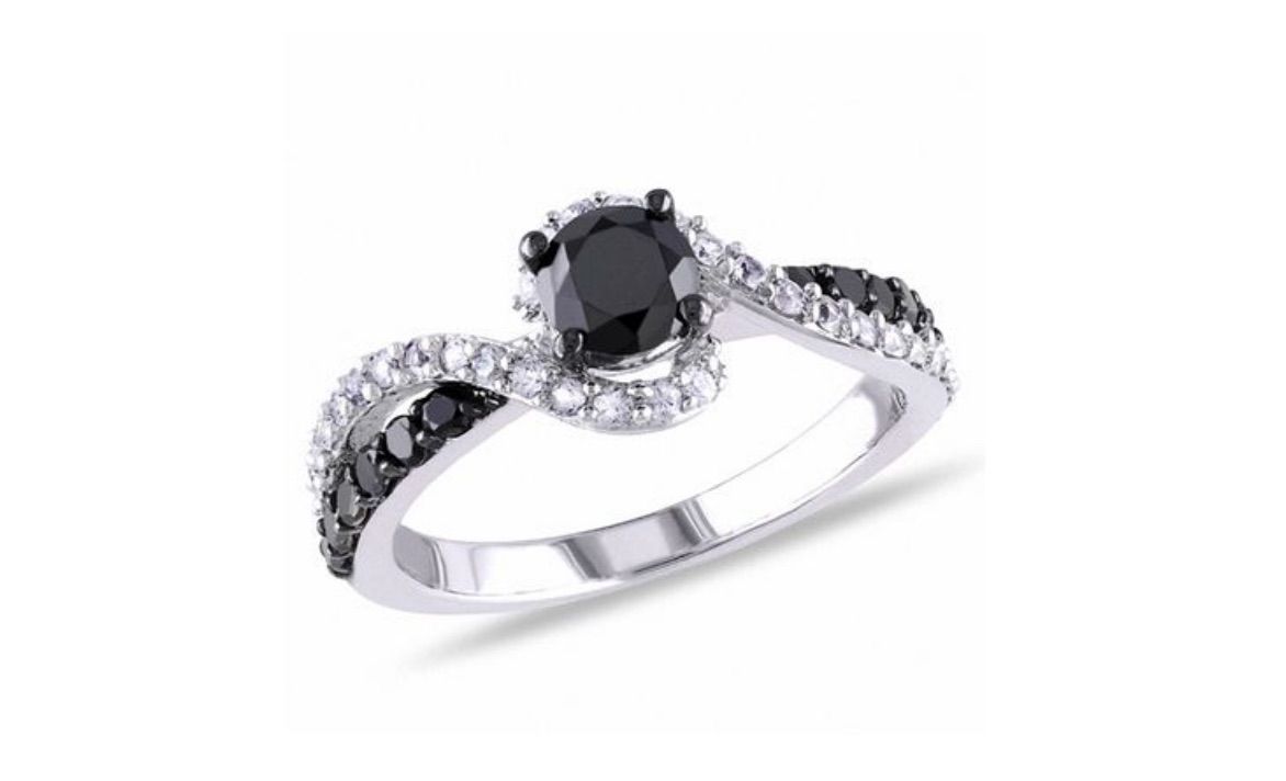 25 Stunning Black Diamond Engagement Rings | Who What Wear
