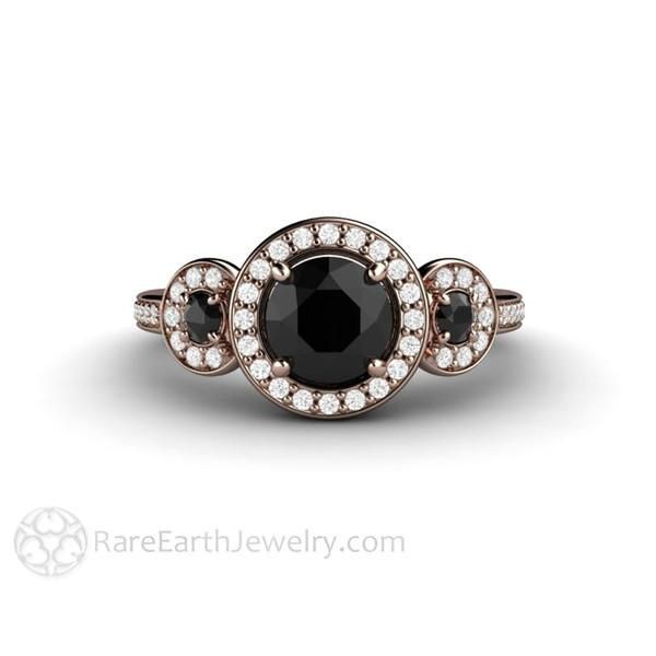 25 Stunning Black Diamond Engagement Rings | Who What Wear