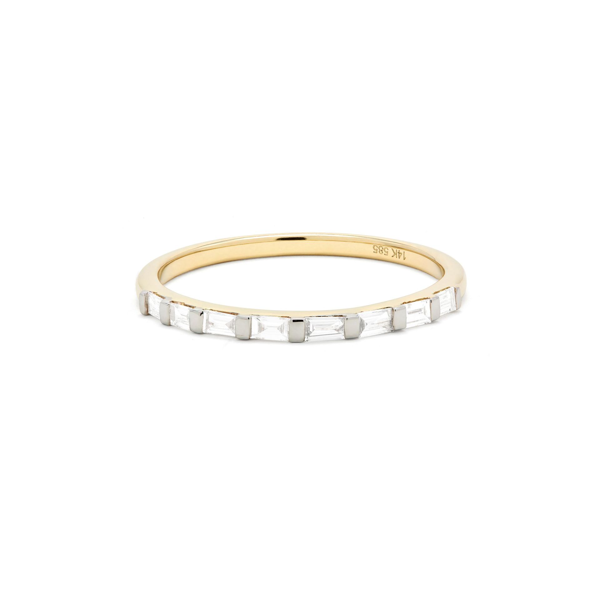 25 Baguette Wedding Bands That Look So Timeless | Who What Wear