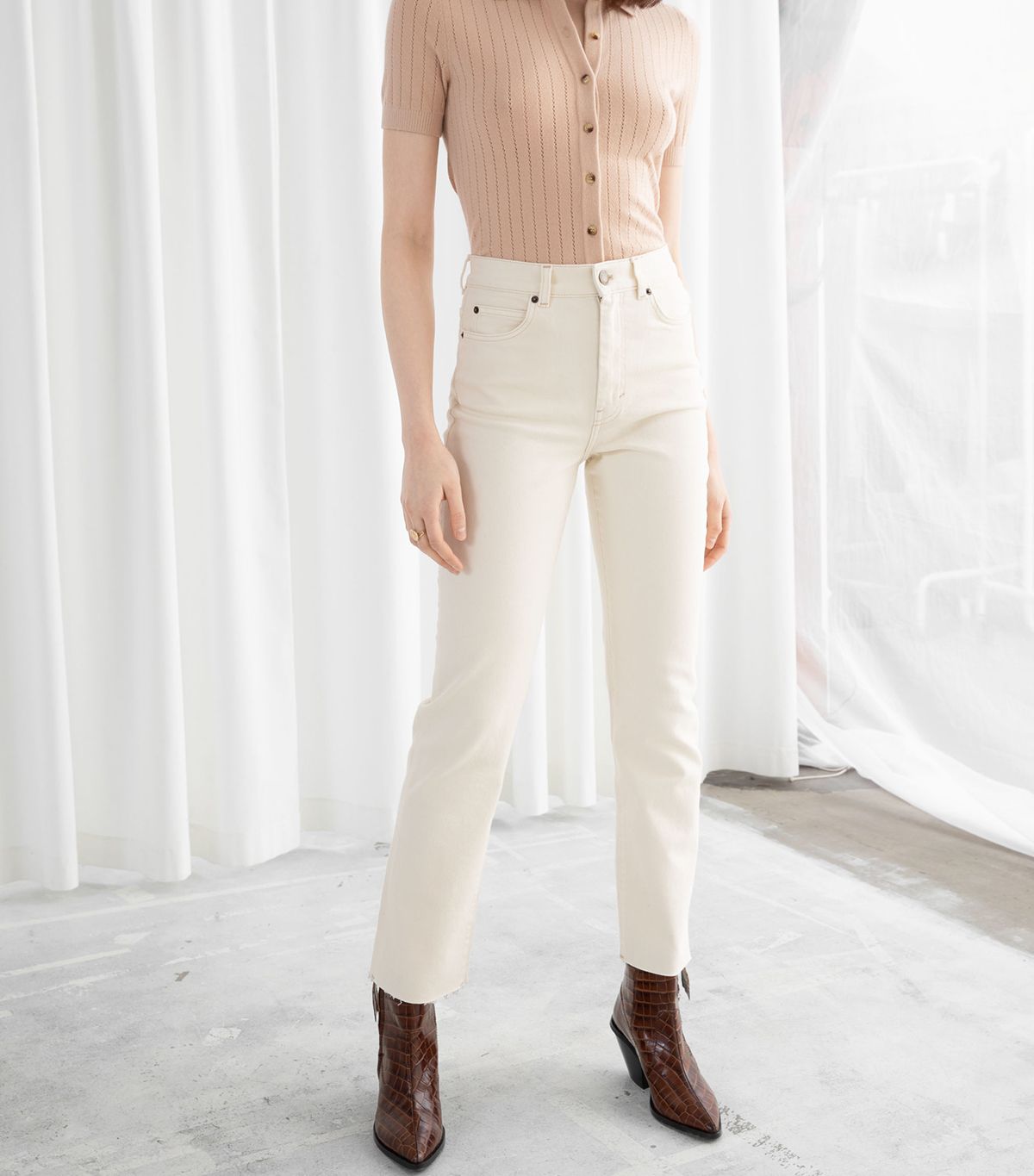 Off-White Jeans Are the Most Underrated Denim Trend of 2019 | Who What Wear