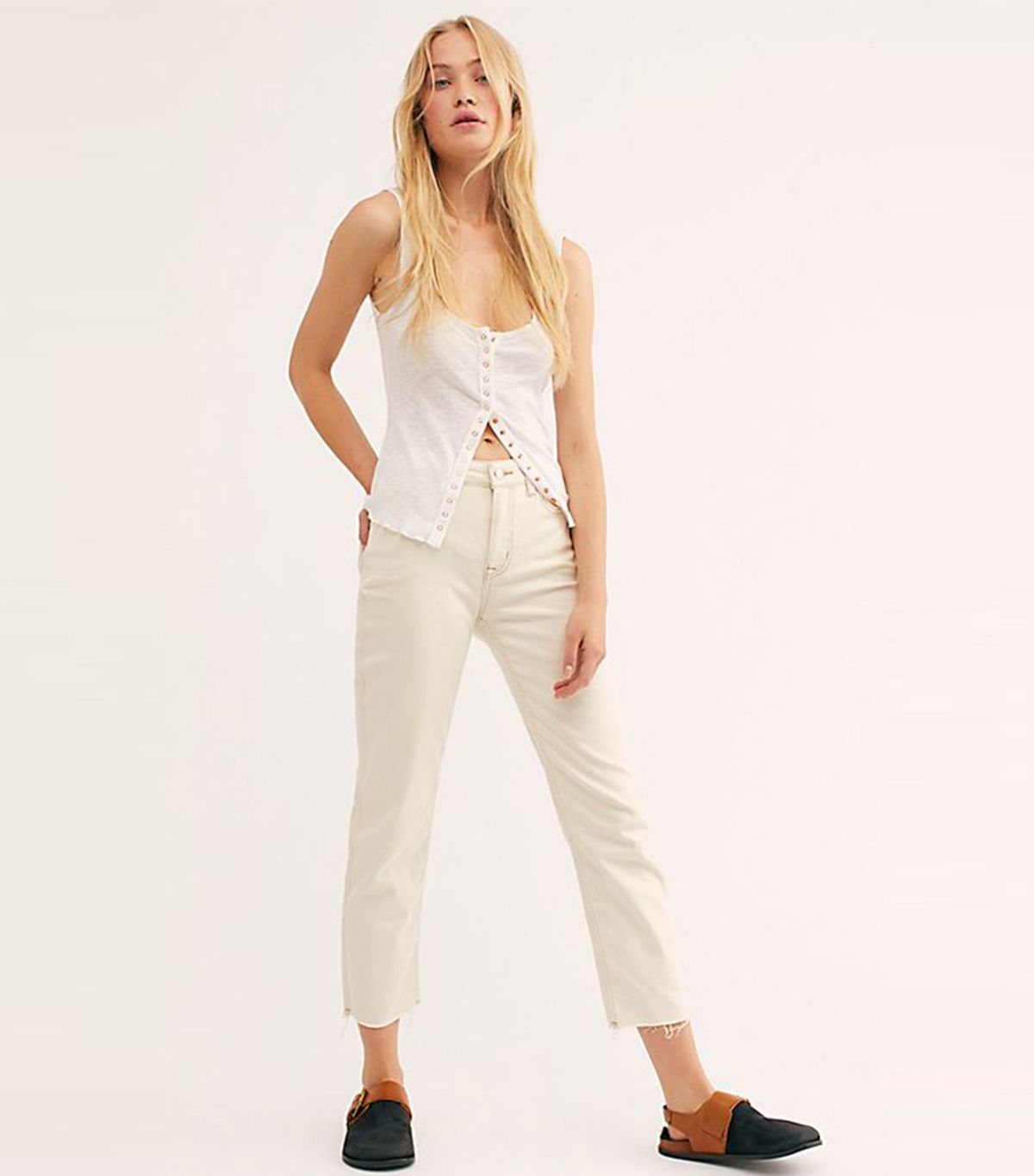 Off-White Jeans Are the Most Underrated Denim Trend of 2019 | Who What Wear