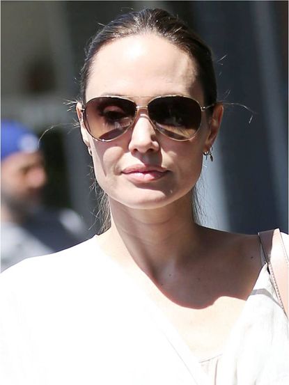 Angelina Just Wore the Dress That Always Looks Expensive | Who What Wear