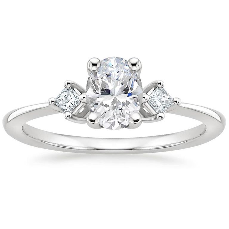 The 21 Most Stunning Three-Stone Engagement Rings | Who What Wear