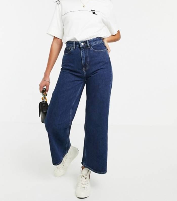 French Women Love High-Rise Wide-Leg Jeans | Who What Wear