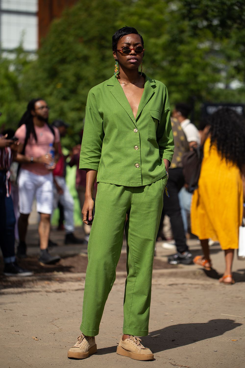 19 Outfits NYC’s Coolest Wore to Afropunk This Weekend | Who What Wear