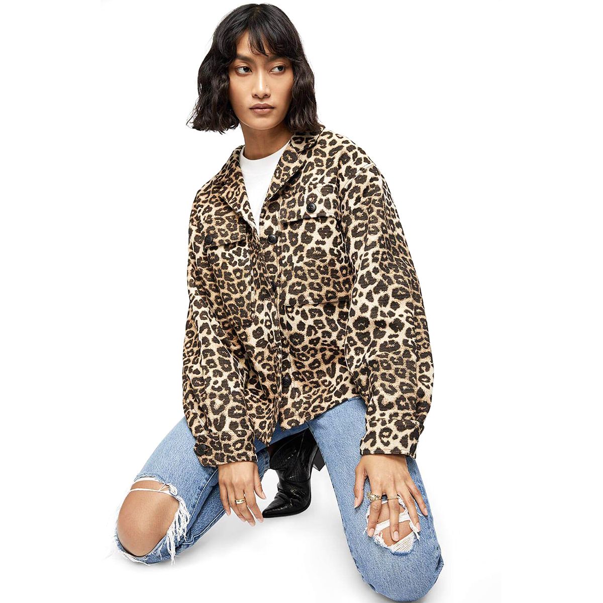 7 Fall Outfits Featuring the Anine Bing Leopard Jacket | Who What Wear
