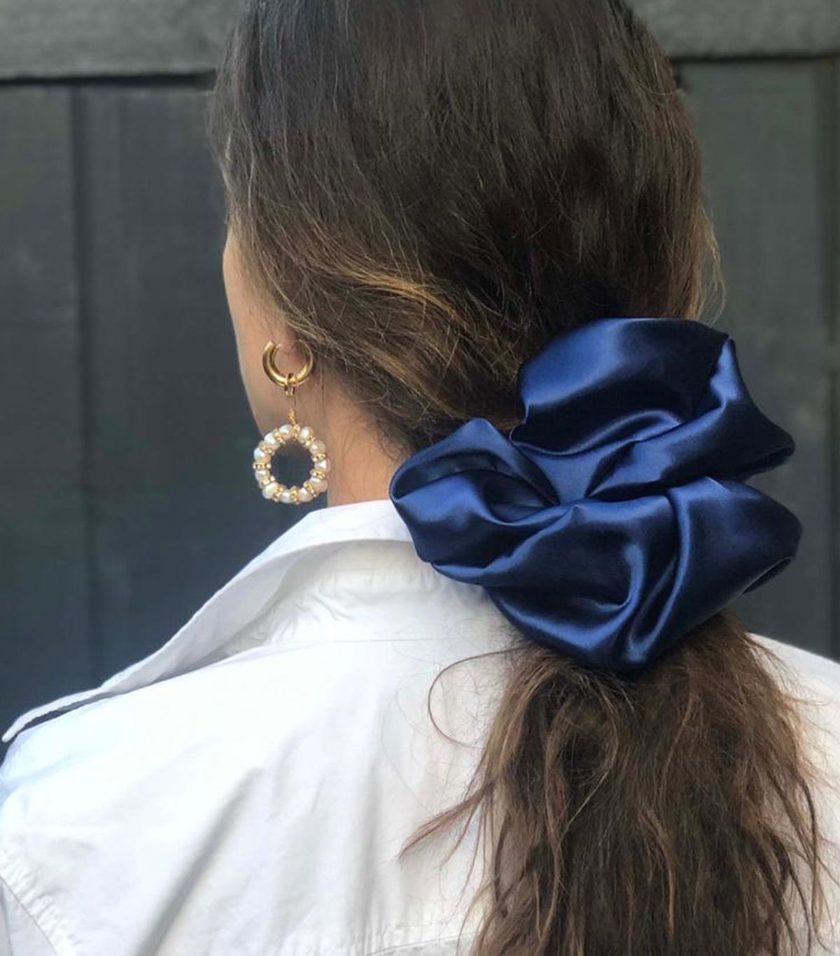 Big Scrunchies Are the Latest Accessory Trend | Who What Wear