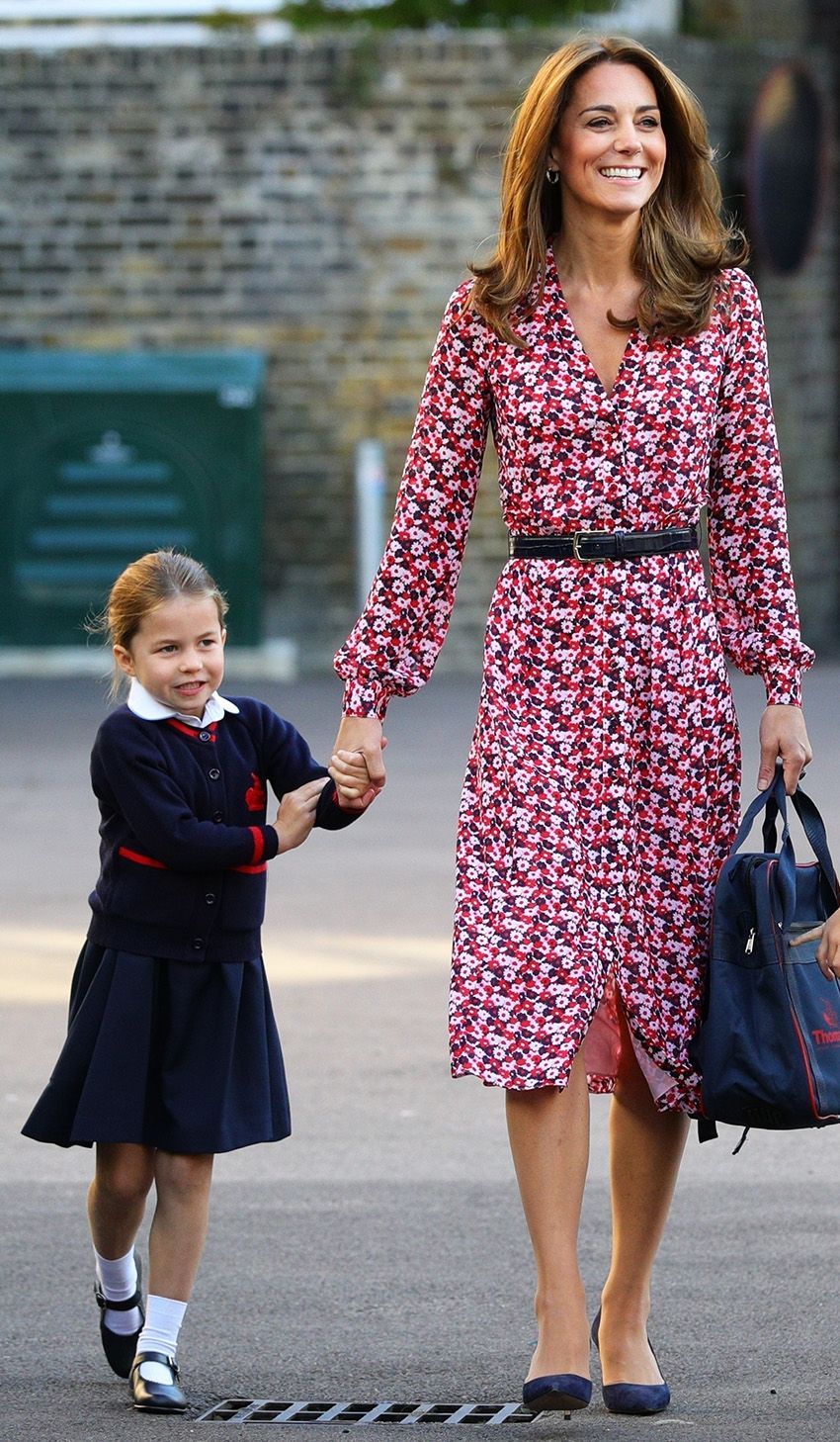 Princess Charlotte and Prince George's First Day of School | Who What Wear