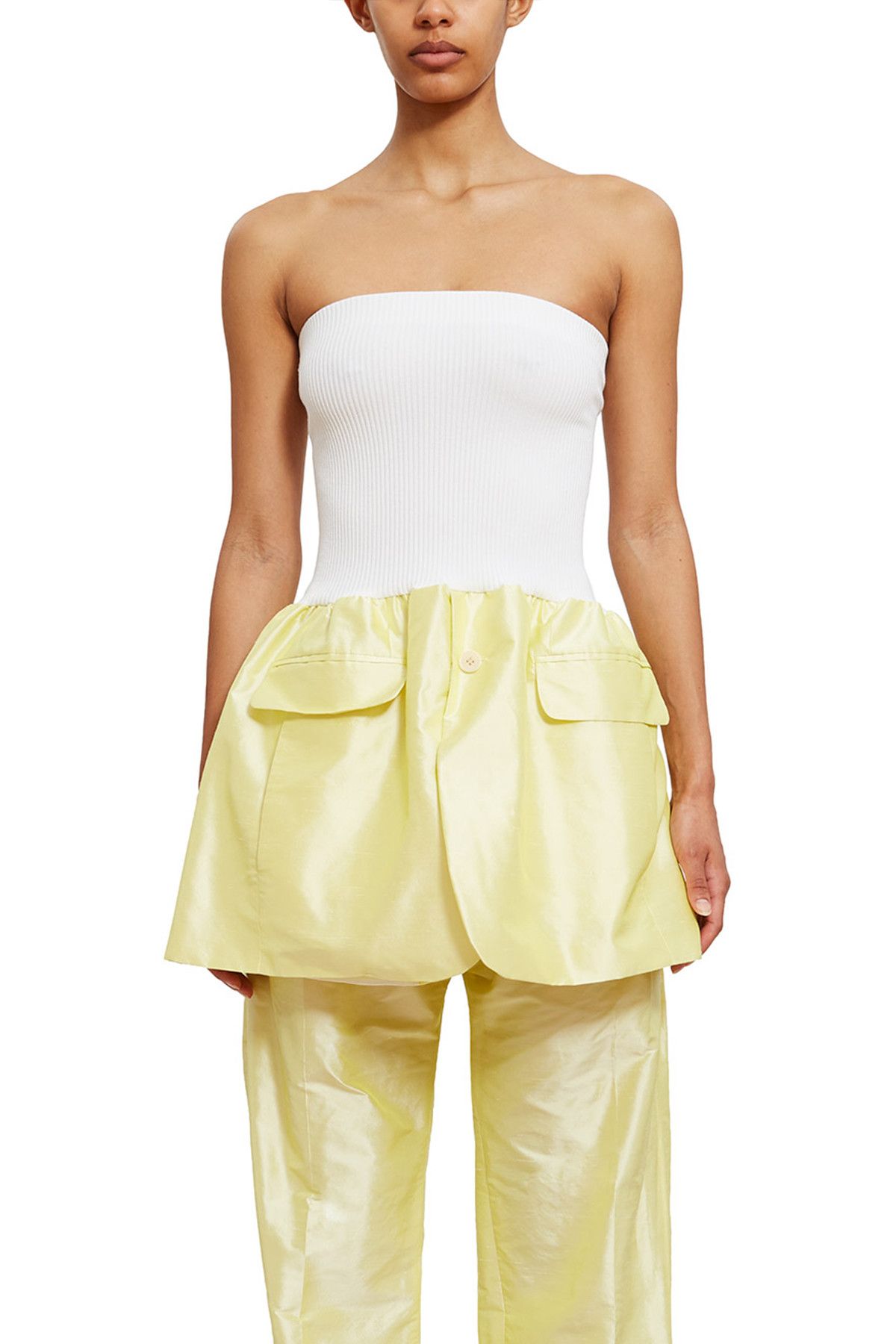 Spliced-Fabric Is the Micro Fashion Trend That's Everywhere | Who What Wear