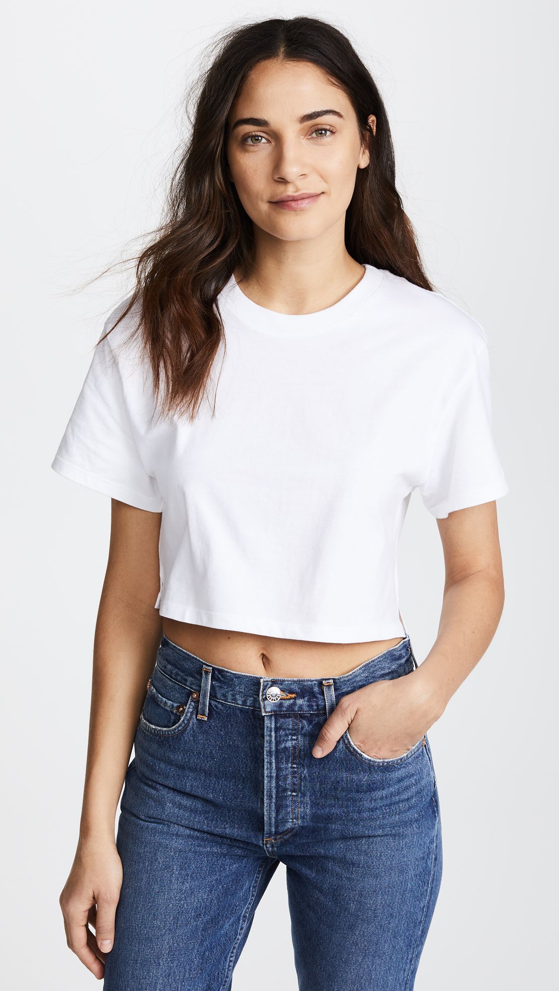 6 Plain White Tees Celebrities Swear By | Who What Wear