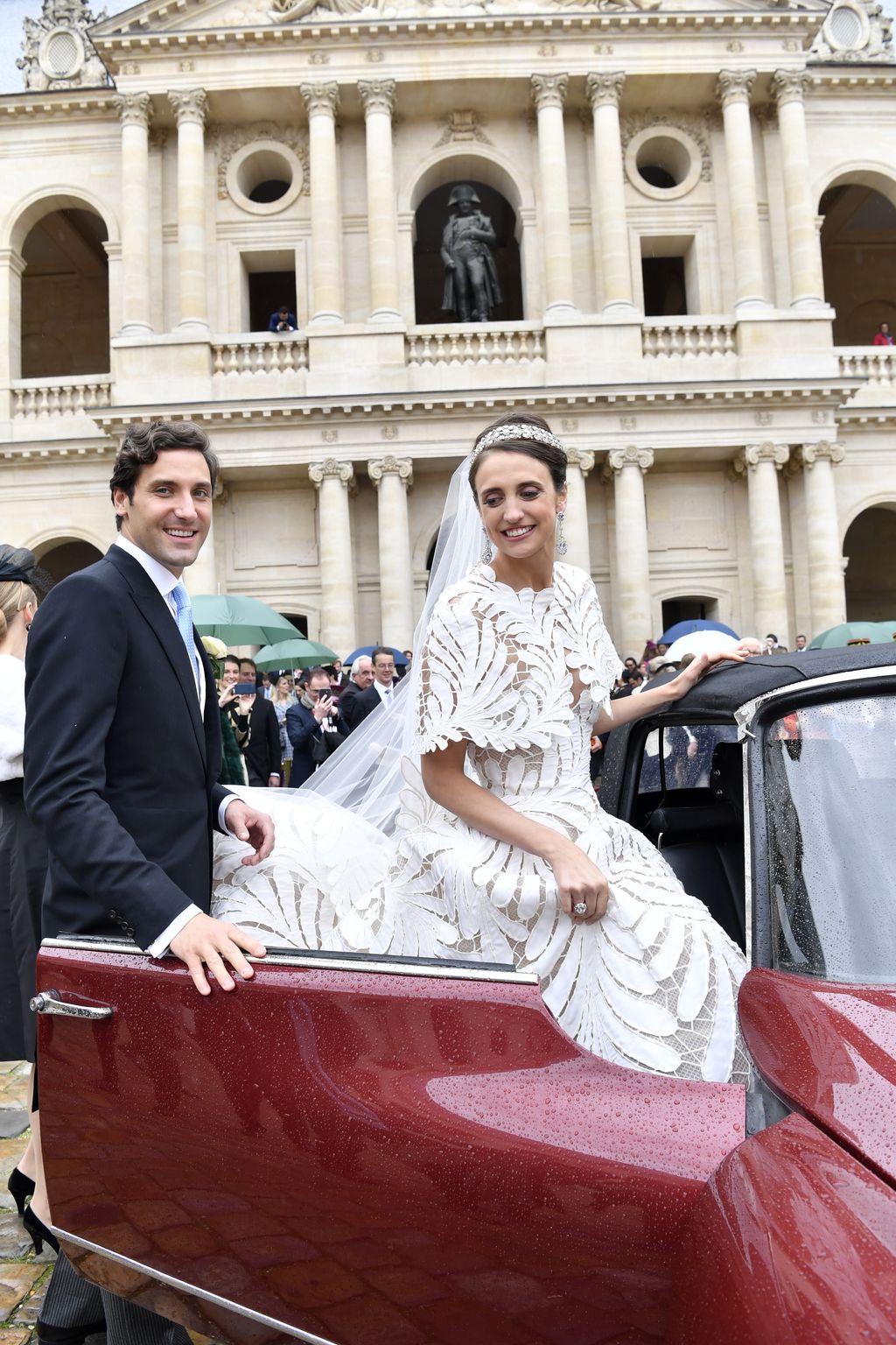 Countess Olympia in a Caped Dress at Her Royal Wedding | Who What Wear