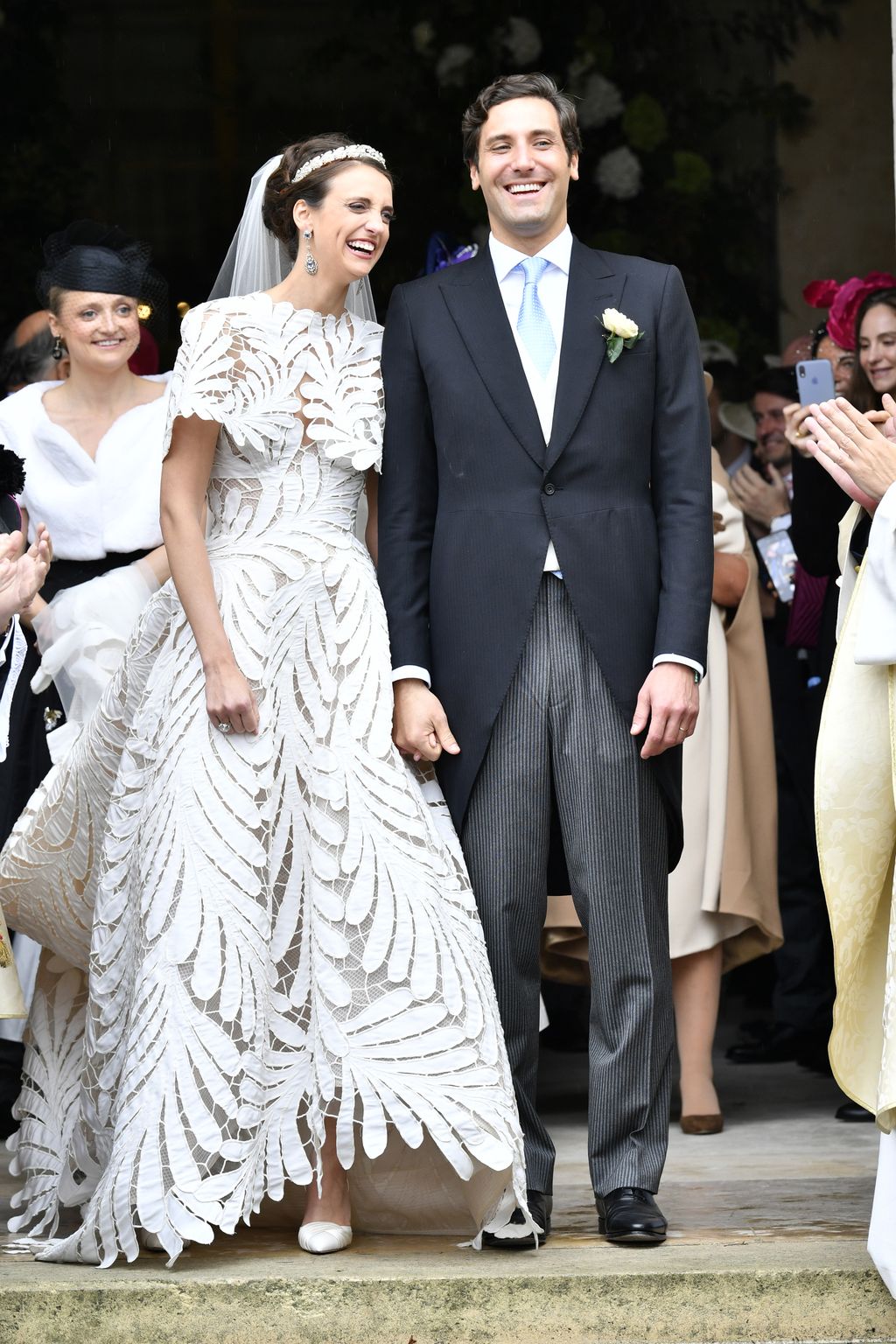 Countess Olympia in a Caped Dress at Her Royal Wedding | Who What Wear