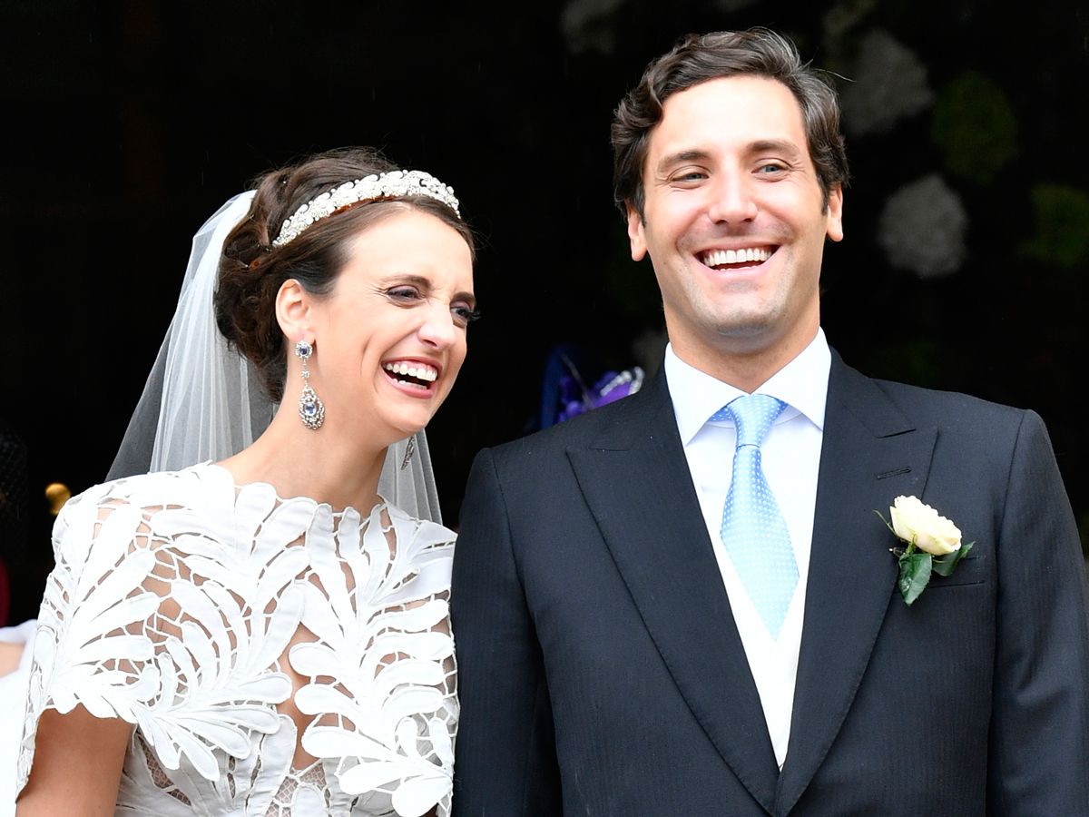 Countess Olympia in a Caped Dress at Her Royal Wedding | Who What Wear