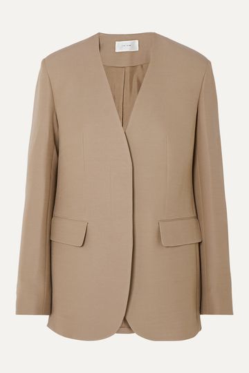 Blazers Without Lapels Are the Season's Biggest Trend | Who What Wear