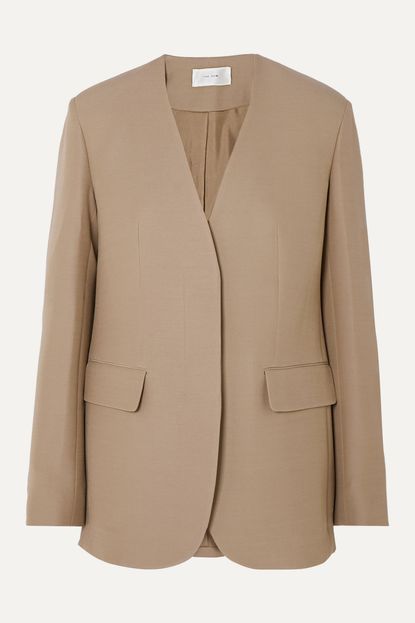 Blazers Without Lapels Are the Season's Biggest Trend | Who What Wear